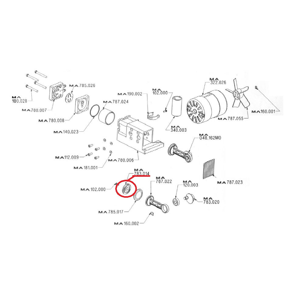 Replacement Connecting Rod Washer for Enolmaster/Enolmatic Motors ...