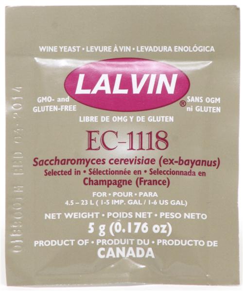 Lalvin EC-1118 Wine Yeast - All Purpose — HomeBrewIt.com / Quality Wine ...