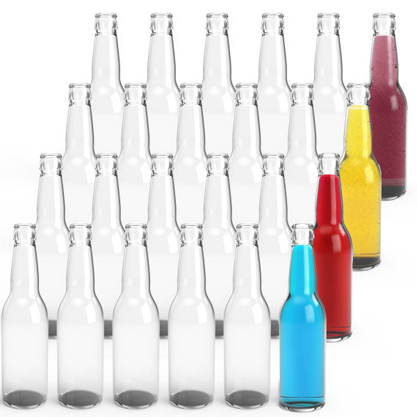 Clear Glass Bottles for Beer, Coffee, Soda, and More! — HomeBrewIt.com ...